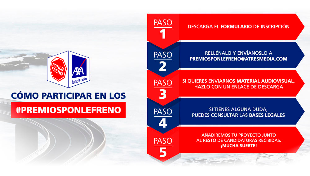 Cómo participar en los Premios Ponle Freno | ATRESMEDIA