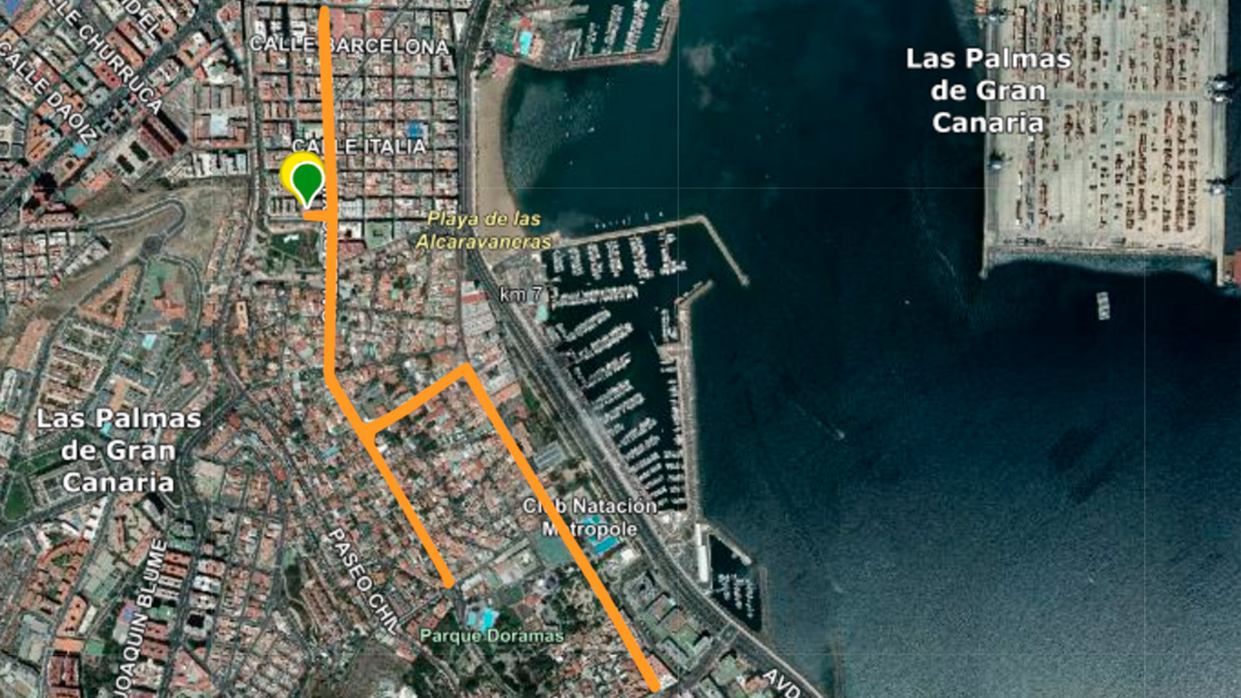 Recorrido de la Carrera Ponle Freno Las Palmas de Gran Canaria 2025 ...