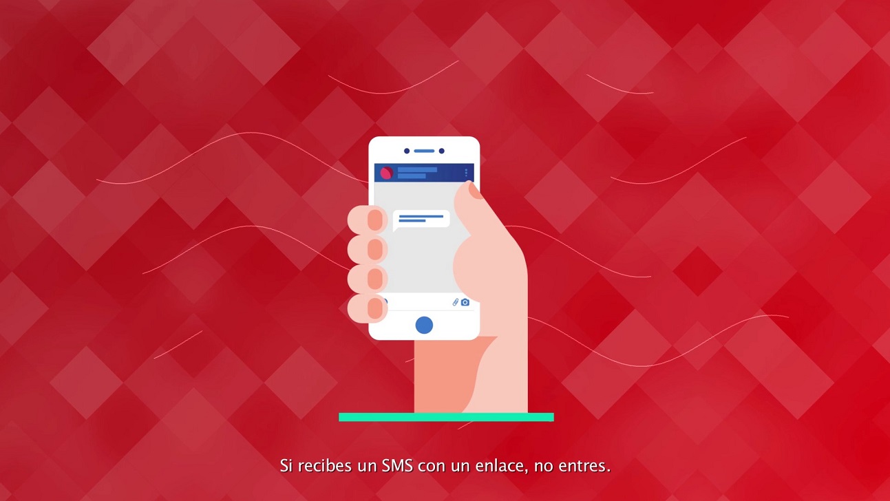 Si recibes un SMS con un enlace, no entres. Podría ser un fraude ...