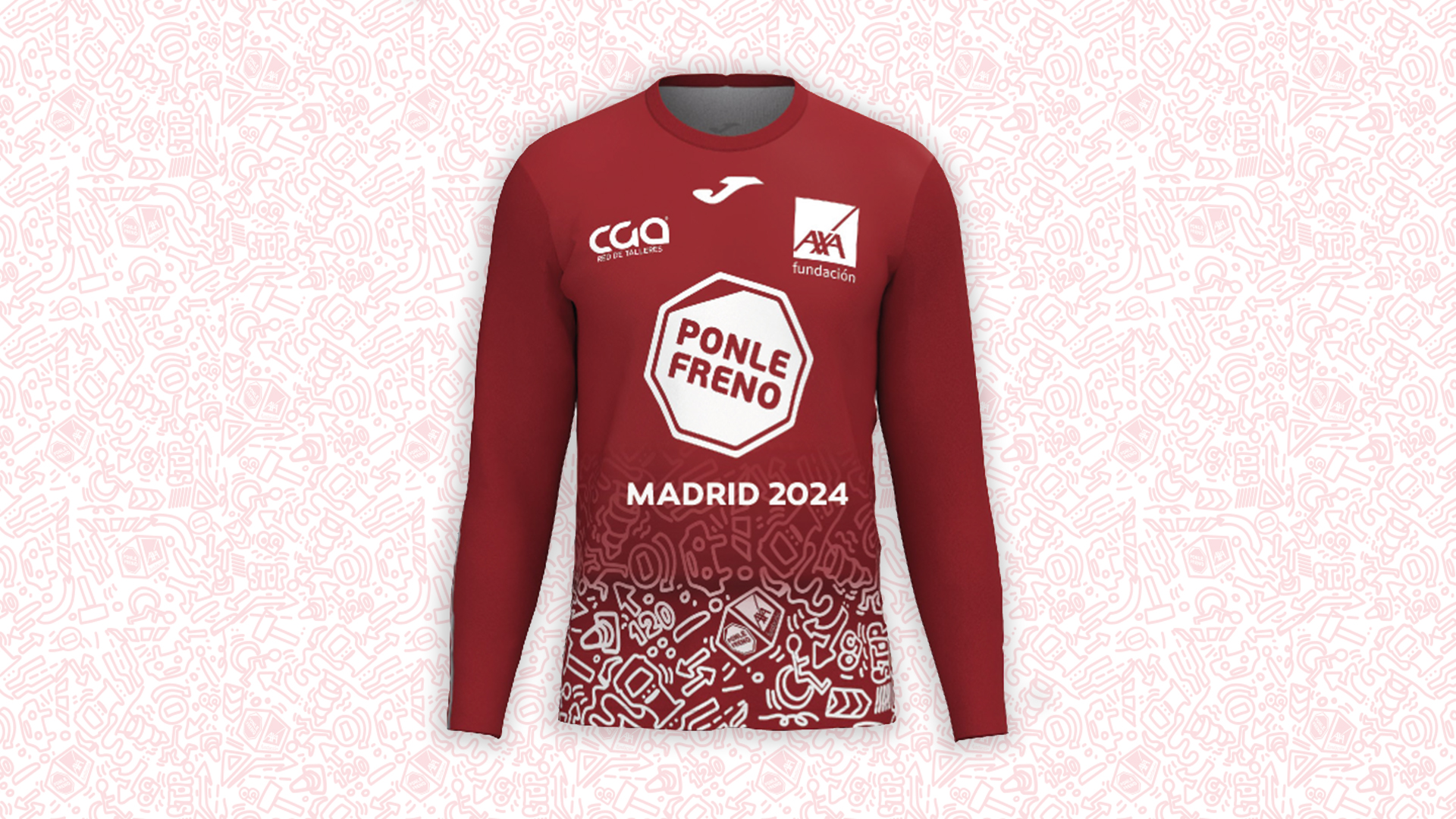 Así es la camiseta de la Carrera Ponle Freno de Madrid 2024: manga ...