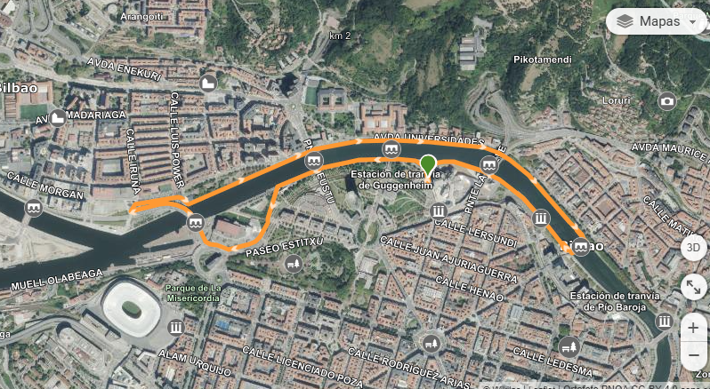 Recorrido Carrera Ponle Freno Bilbao 2025 | ATRESMEDIA