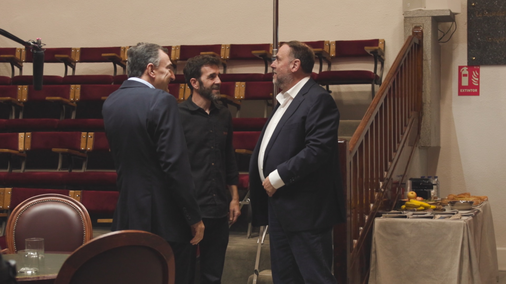 Aitor Esteban (PNV) y Oriol Junqueras (ERC) analizan el futuro del ...